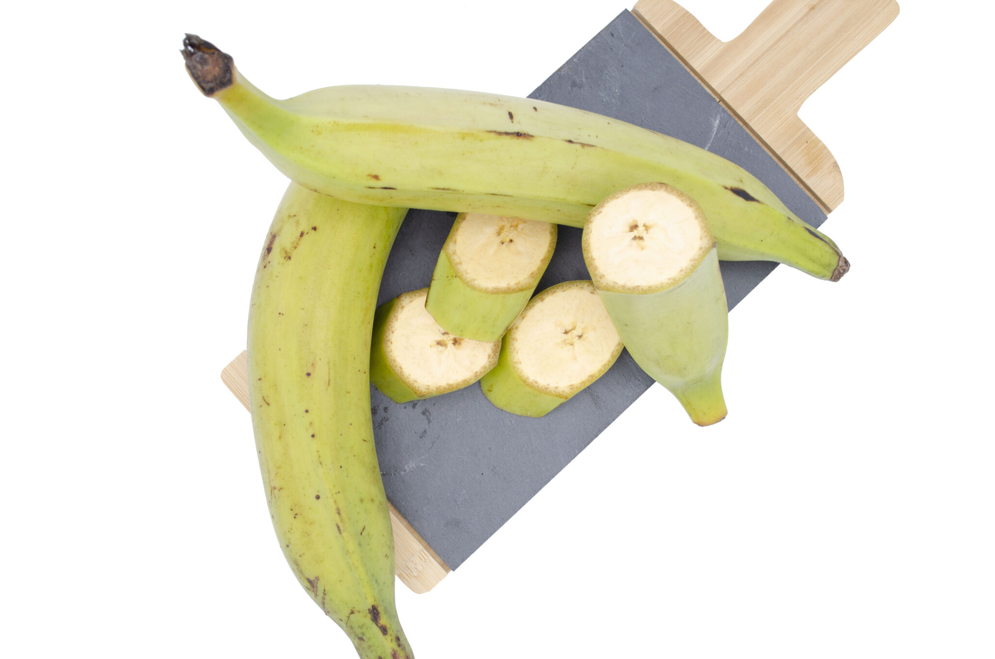 Bananes plantains vertes – 1kg ou carton 22kg – ISSANNY